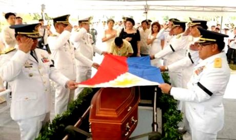 Ferdinand Marcos laid to rest with the quiet dignity a former President ...